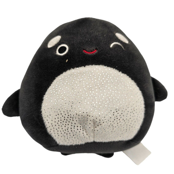 Squishmallows | Toys | Squishmallow 5 Kai Killer Whale Soft Black ...